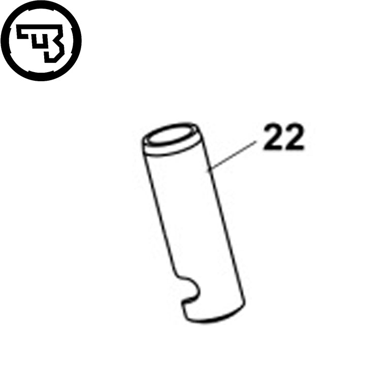 CZ P-01, CZ 75 Compact main spring plug [without lanyard loop] | part ...